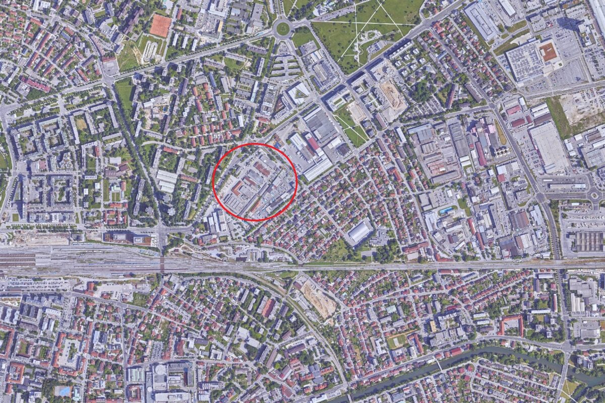 Znani prvi obrisi velike soseske ob Šmartinski cesti v Ljubljani ...